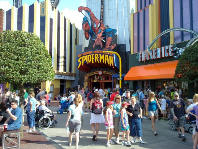 Spider Man Ride at Universal Islands of Adventure